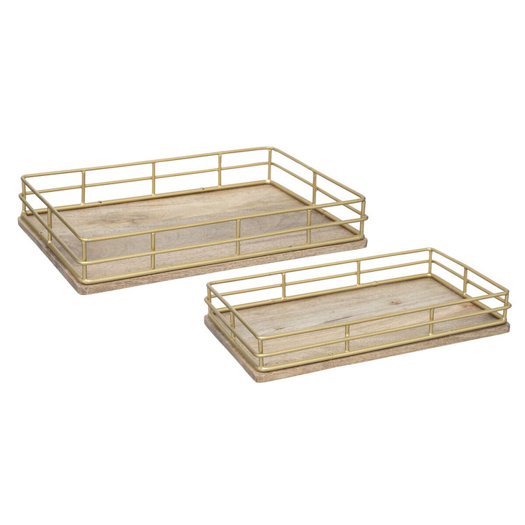 Canora Grey Alisha-Mae Tray - Set of 2 | Wayfair.co.uk